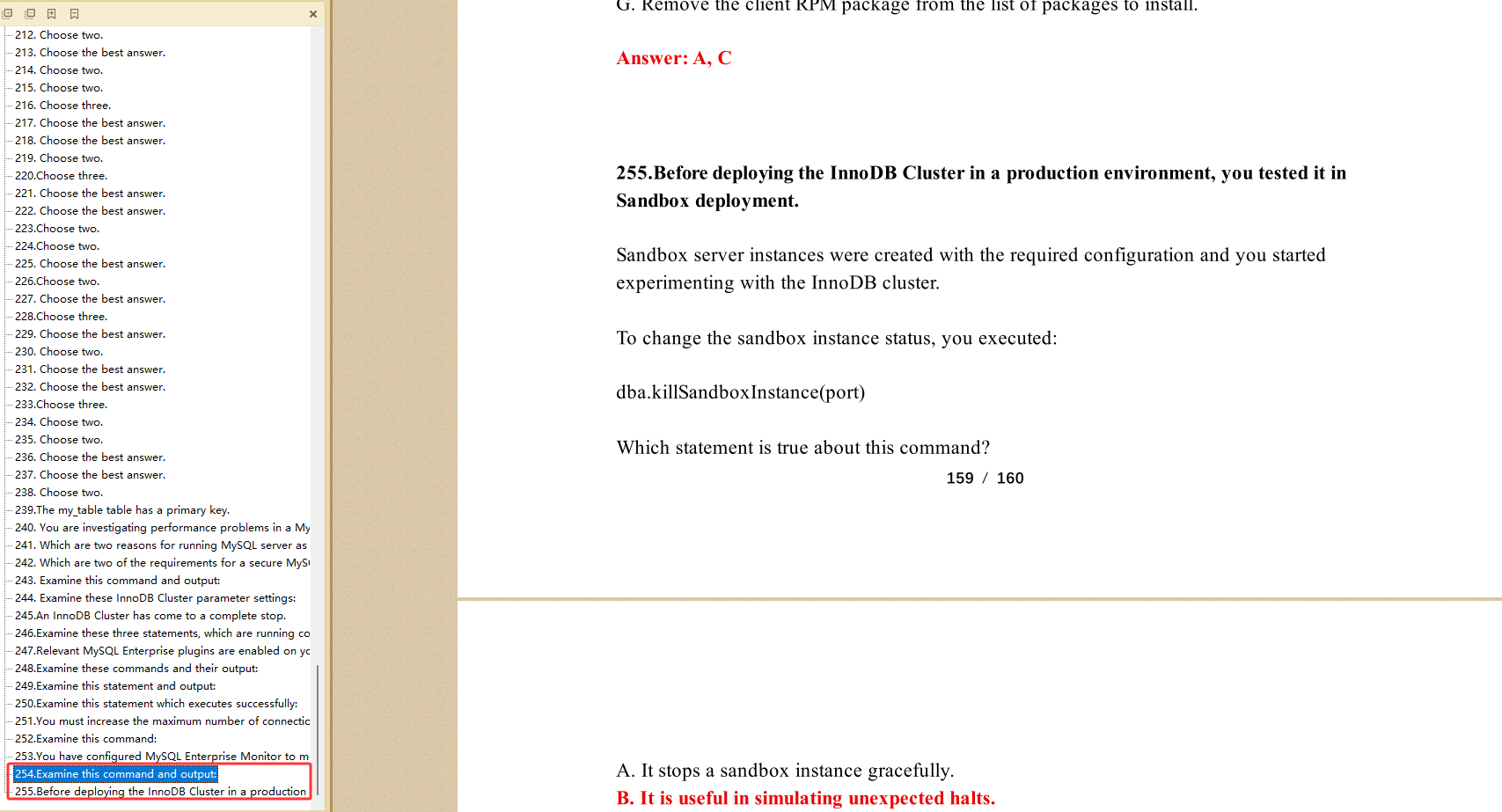 MySQL OCP 1Z0-909高分通过必备题库 - 墨天轮