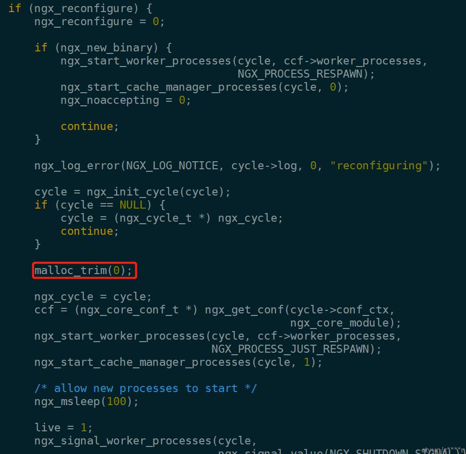 nginx解决进程内存占用翻倍 - 墨天轮