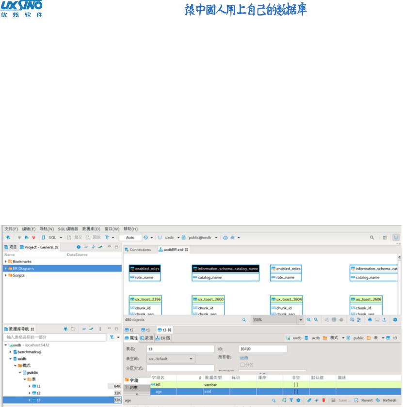 421 Uxdbadmin的菜单栏、工具栏和快捷栏分别提供哪些功能？ Docx 墨天轮文档