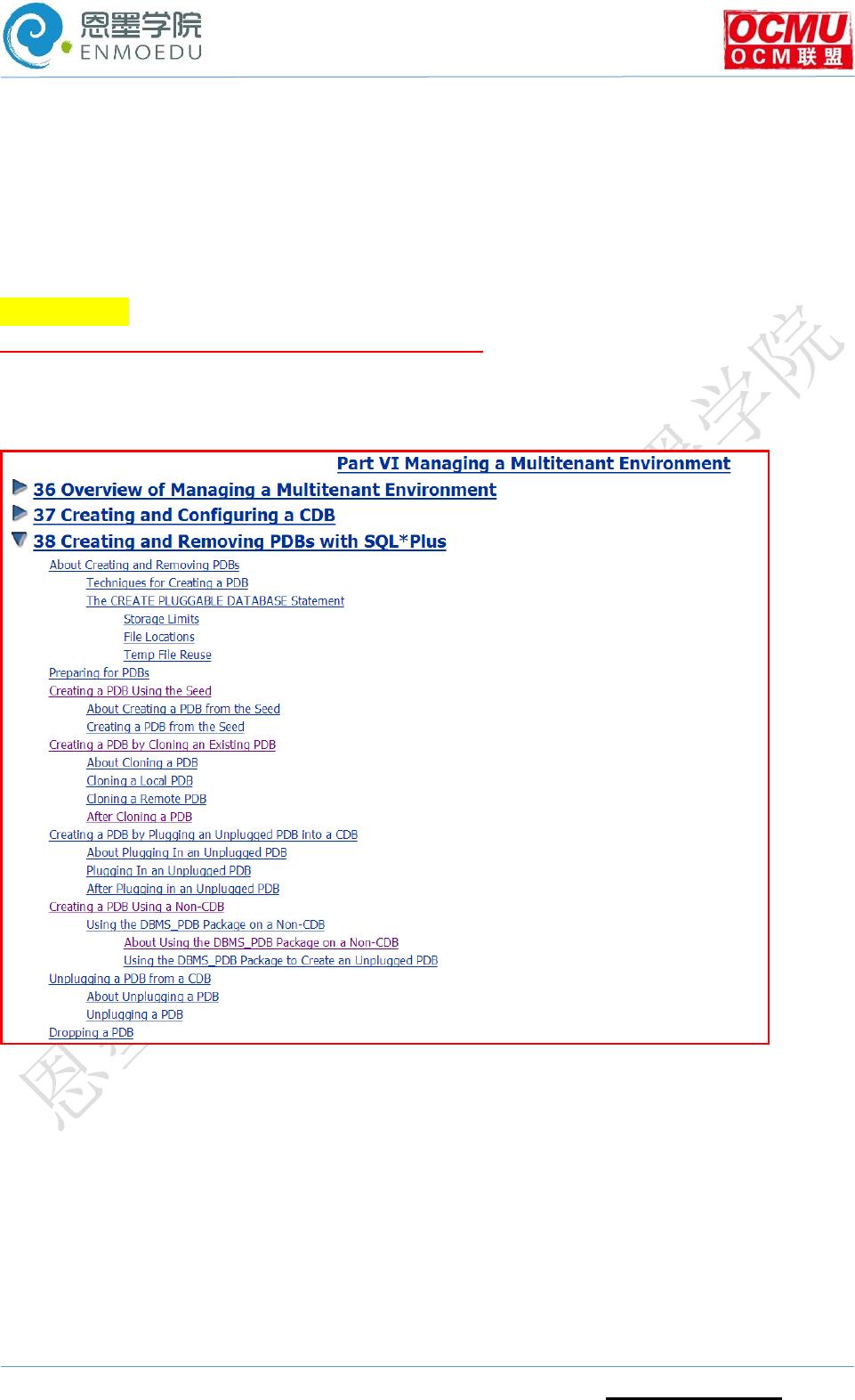 创建可插拔数据库PDB.pdf - 墨天轮文档
