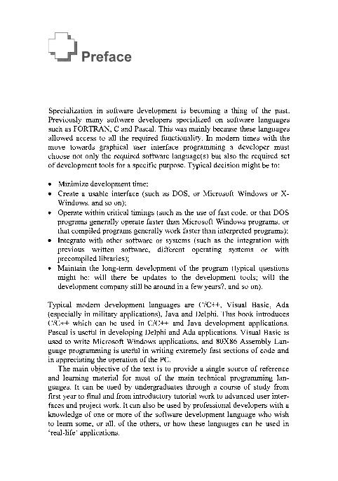 Software Development for Engineers. with C, Pascal, C++, Assembly ...