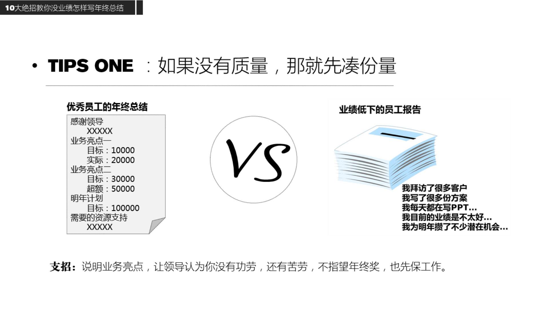 没业绩如何写年终总结pptx 墨天轮文档