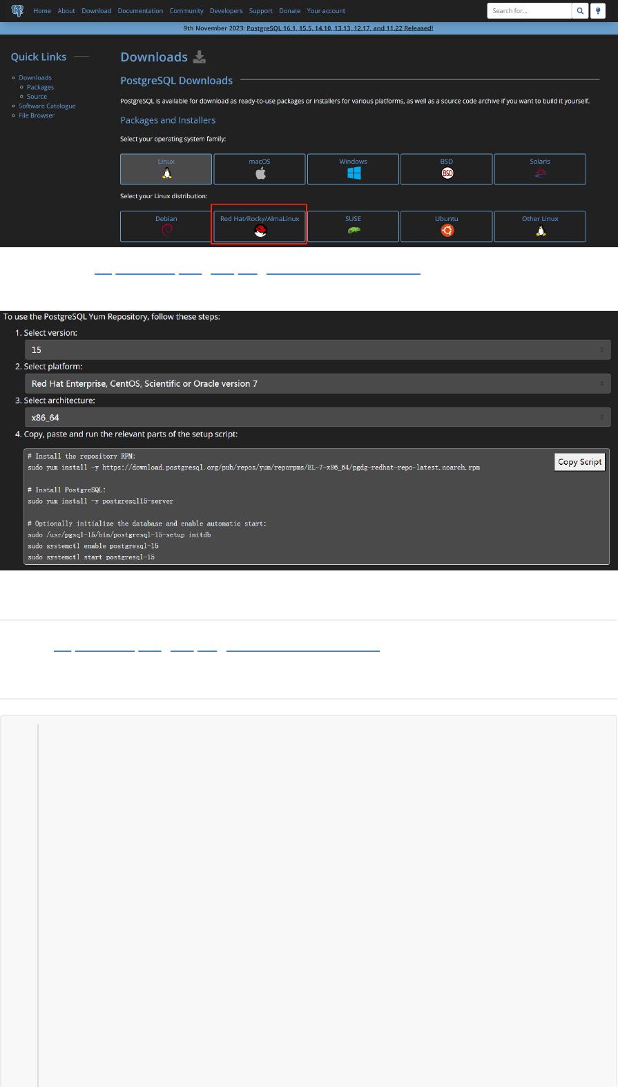 PostGreSQL安装部署系列：Centos 7.9 安装指定PostGreSQL-15版本数据库.pdf - 墨天轮文档