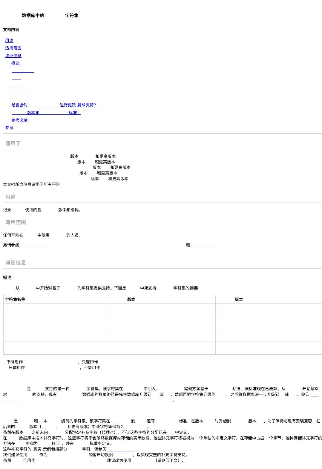 Oracle 数据库中的 Unicode 字符集 (Doc ID 1603267.1).pdf - 墨天轮文档