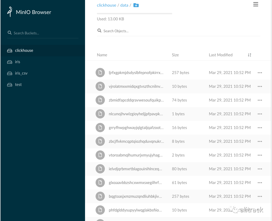 ClickHouse与开源的Amazon S3对象存储2 - 墨天轮