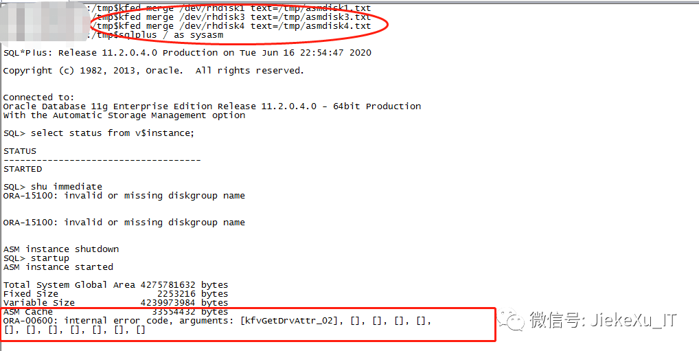 ASM 管理的内部工具：KFED、KFOD、AMDU - 墨天轮