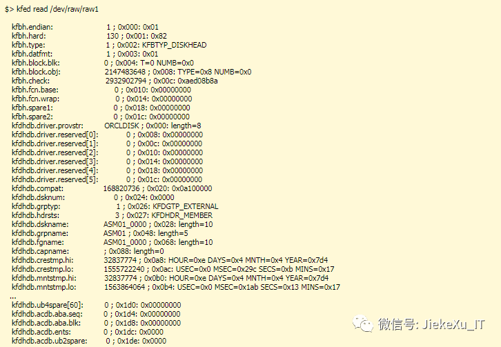 ASM 管理的内部工具：KFED、KFOD、AMDU - 墨天轮