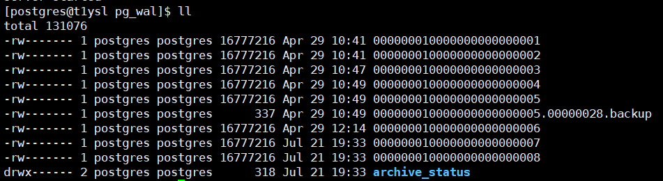 PostgreSQL的xlog/Wal归档及日志清理 - 墨天轮