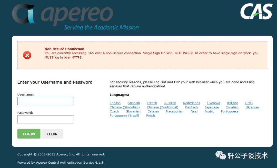 Apereo CAS序列化漏洞Getshell - 墨天轮