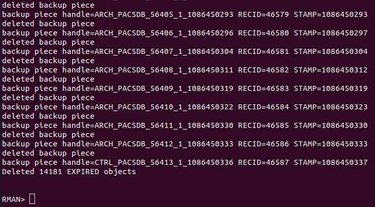 Oracle rman 删除 SBT_TAPE 类型的备份记录 - 墨天轮