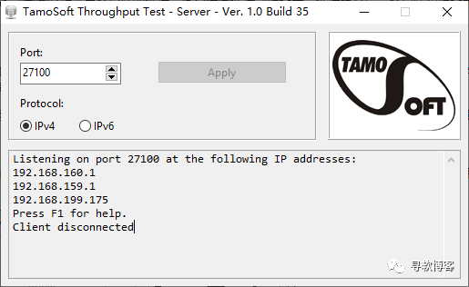 带宽、网络，吞吐量测试，它就够了！TamoSoft® Throughput Test网络性能测试工具。 - 墨天轮