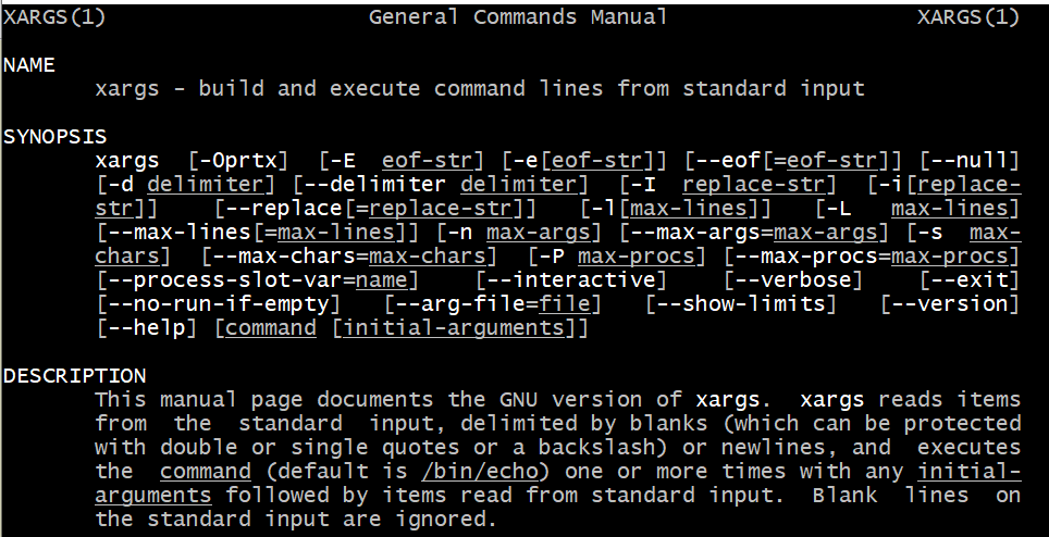 Linux 下自带循环的命令 xargs - 墨天轮