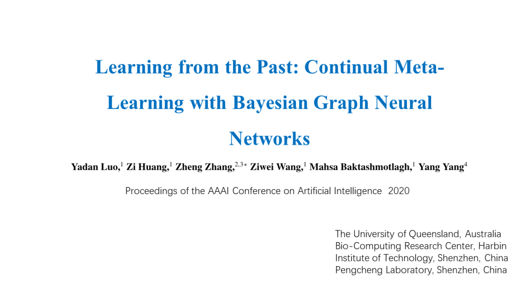 从过去学习:贝叶斯图神经网络的持续元学习 - 墨天轮