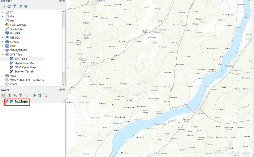 QGIS添加在线地图 - 墨天轮