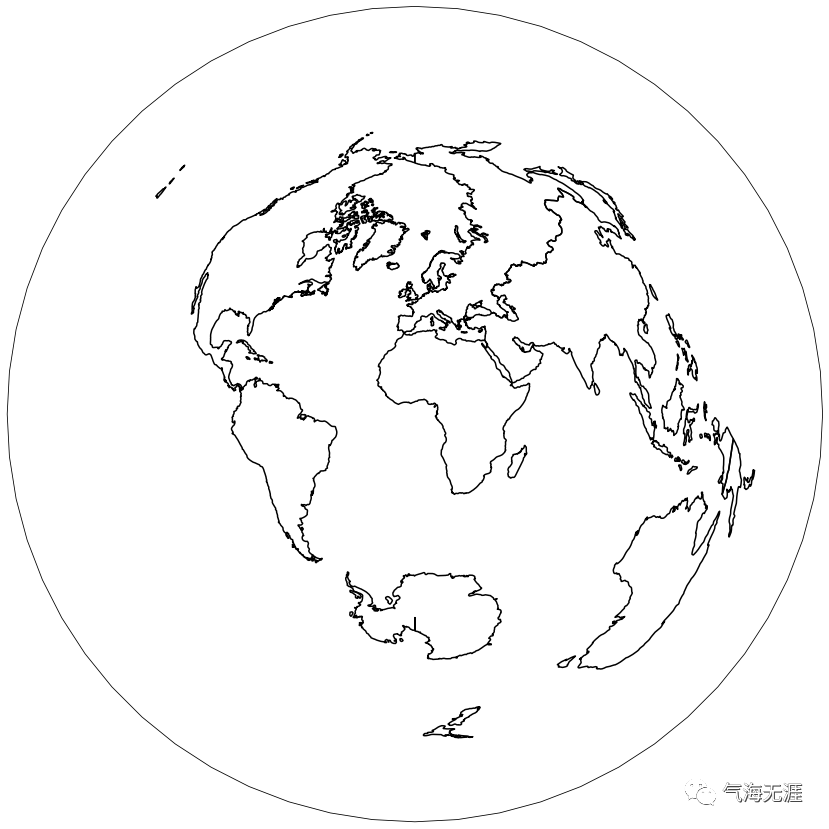 Python气象数据处理与绘图：Cartopy绘制不同投影的地图 - 墨天轮