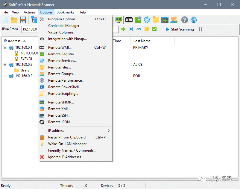 网管员必备神器！SoftPerfect Network Scanner网络扫描器，局域网扫描探测必备 - 墨天轮