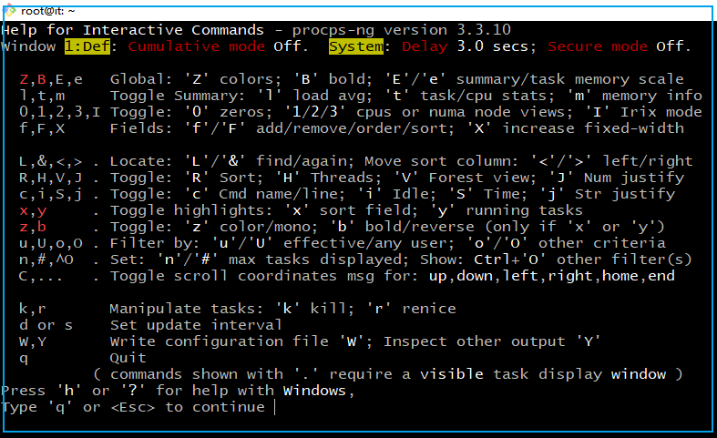 Linux top 使用 - 墨天轮