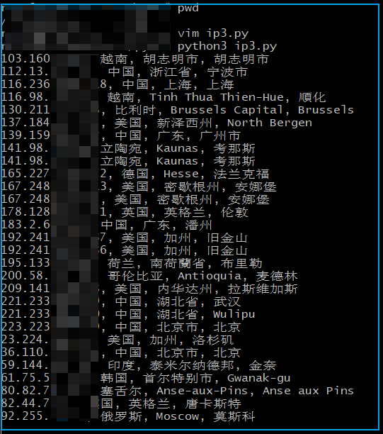 Python 定位IP位置 - 墨天轮