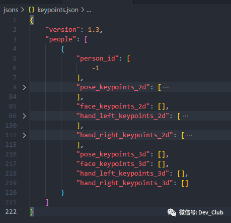 openpose重绘json里的骨骼信息 - 墨天轮
