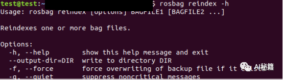rosbag数据包的录制record和播放play命令方法 - 墨天轮