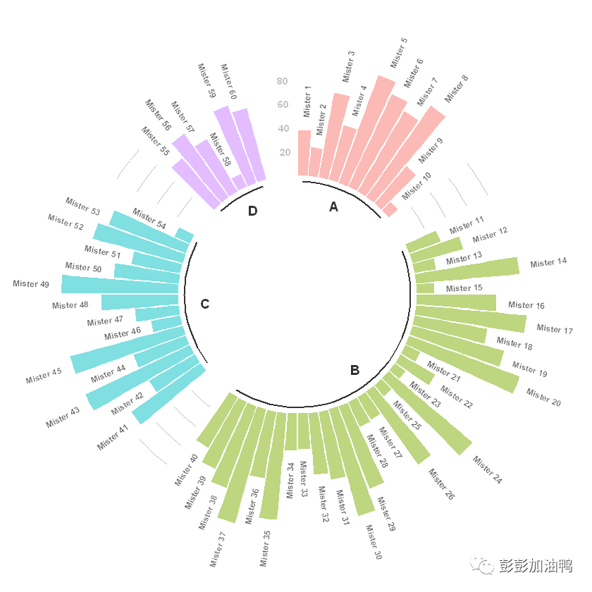[R语言] 基于R语言实现环状条形图的绘制 - 墨天轮
