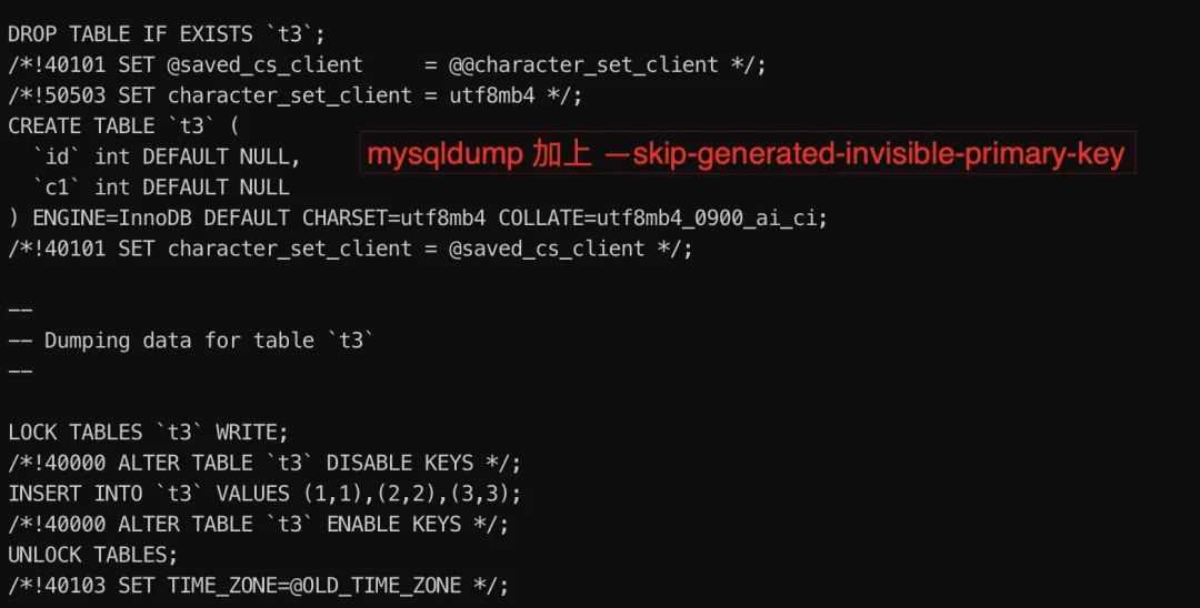 新特性解读 | MySQL 8.0 GIPK 不可见主键 - 墨天轮