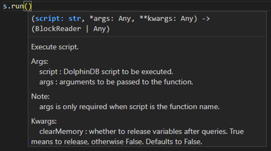 Dolphindb Python Api 发布新版本 130192 墨天轮