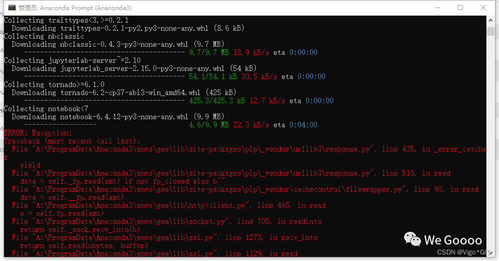 Python3 ERROR Exception Traceback most Recent Call Last 