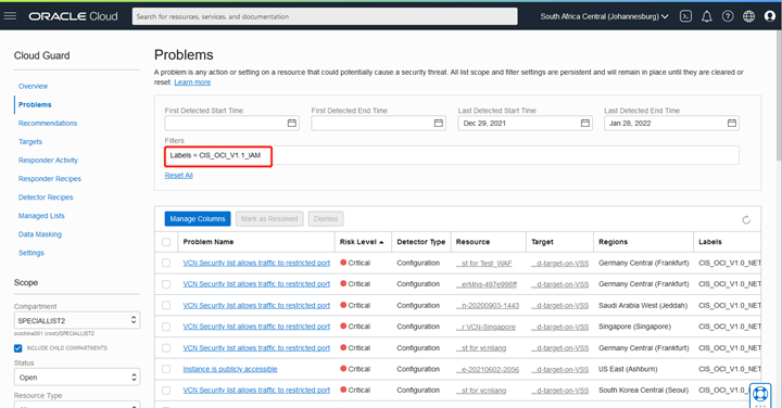 如何使用Cloud Guard监控OCI CIS合规性 - 墨天轮